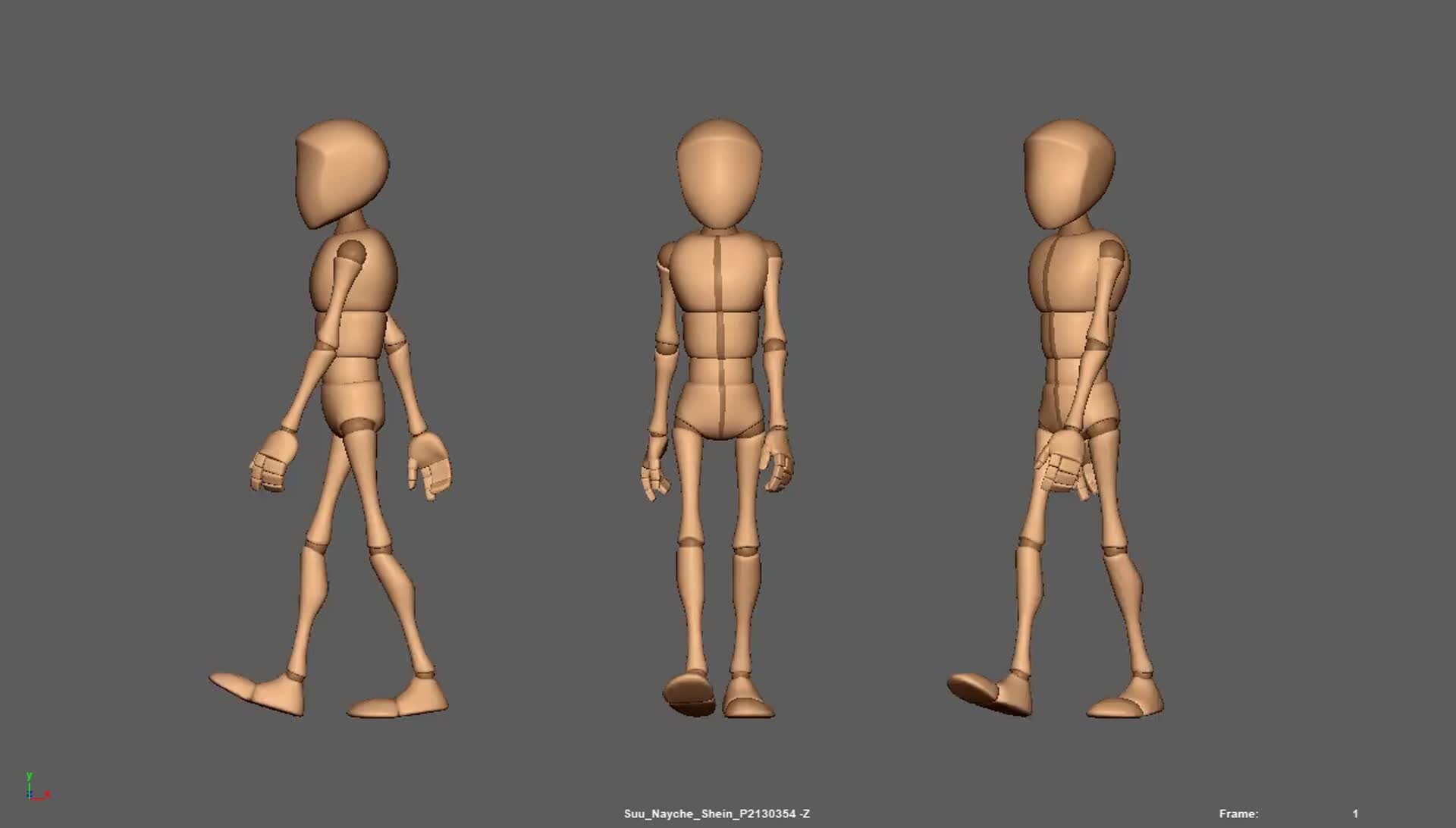 ArtStation - 3D Animation (Walk Cycle + Jump)