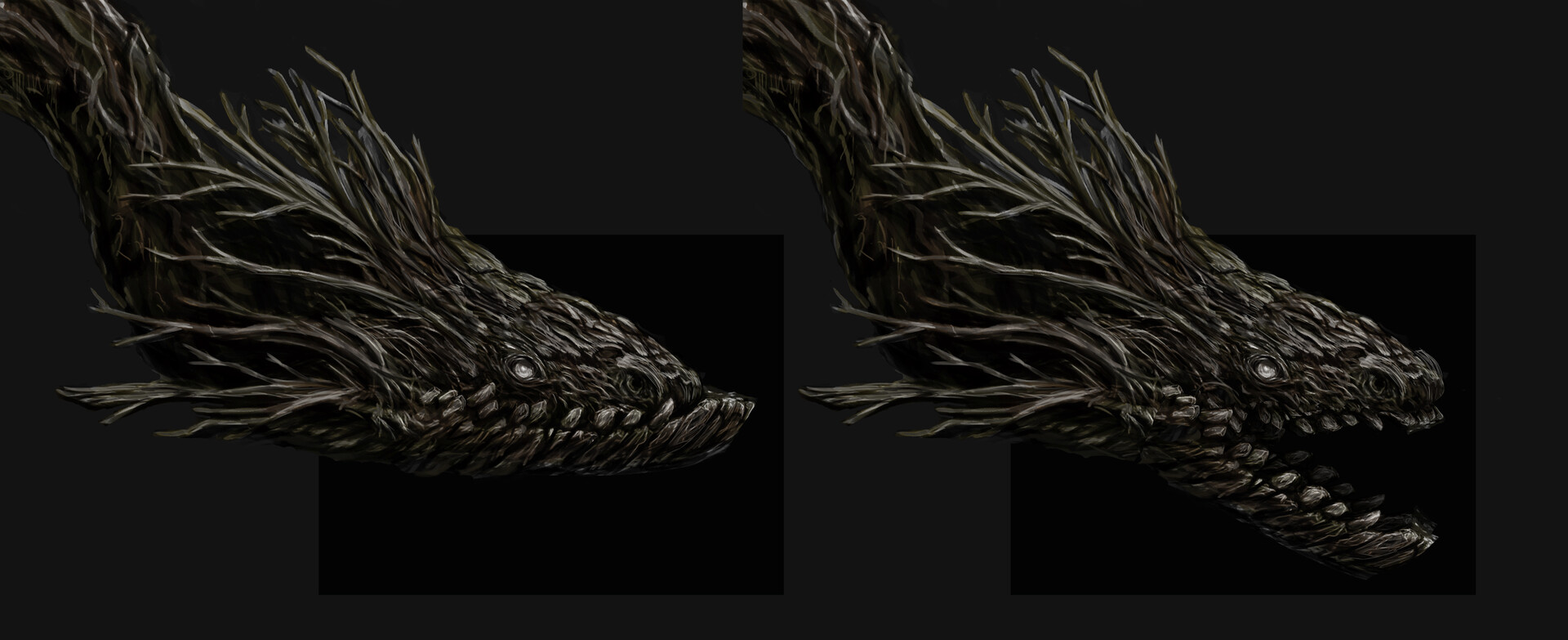 ArtStation - tree dragon