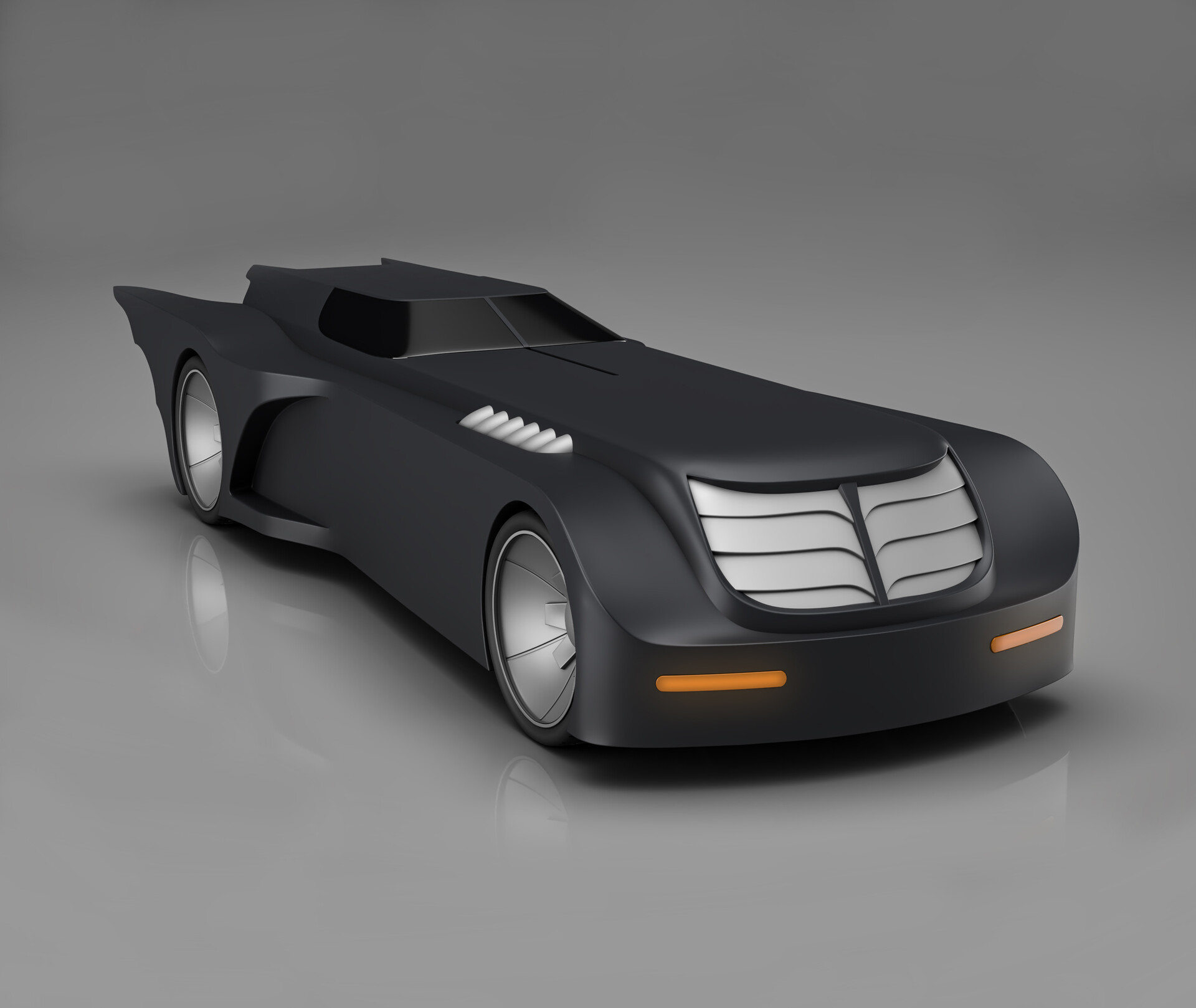 ArtStation - Batman TAS Batmobile Fanart