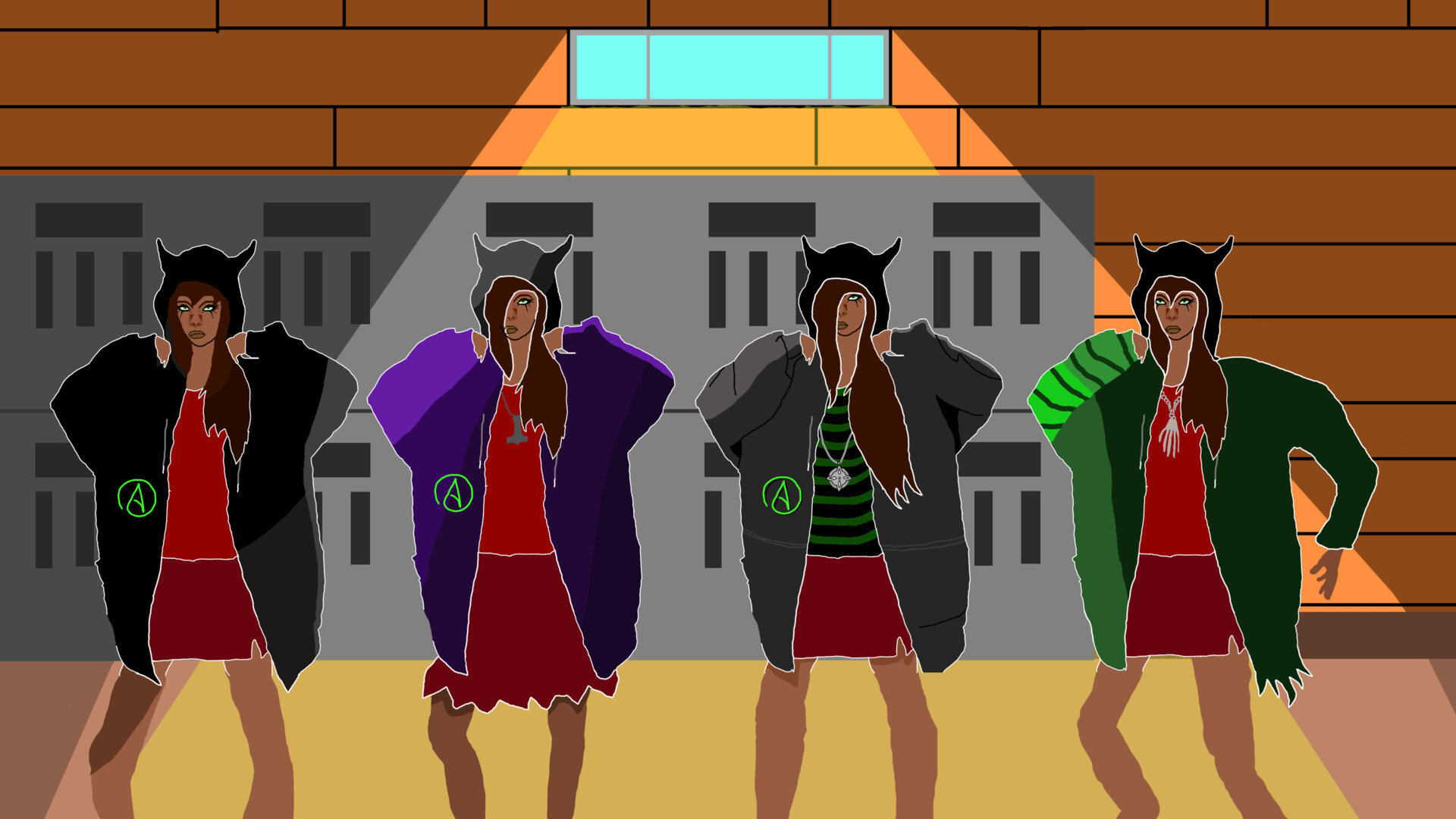 ArtStation - Emo girl Ruby turan development