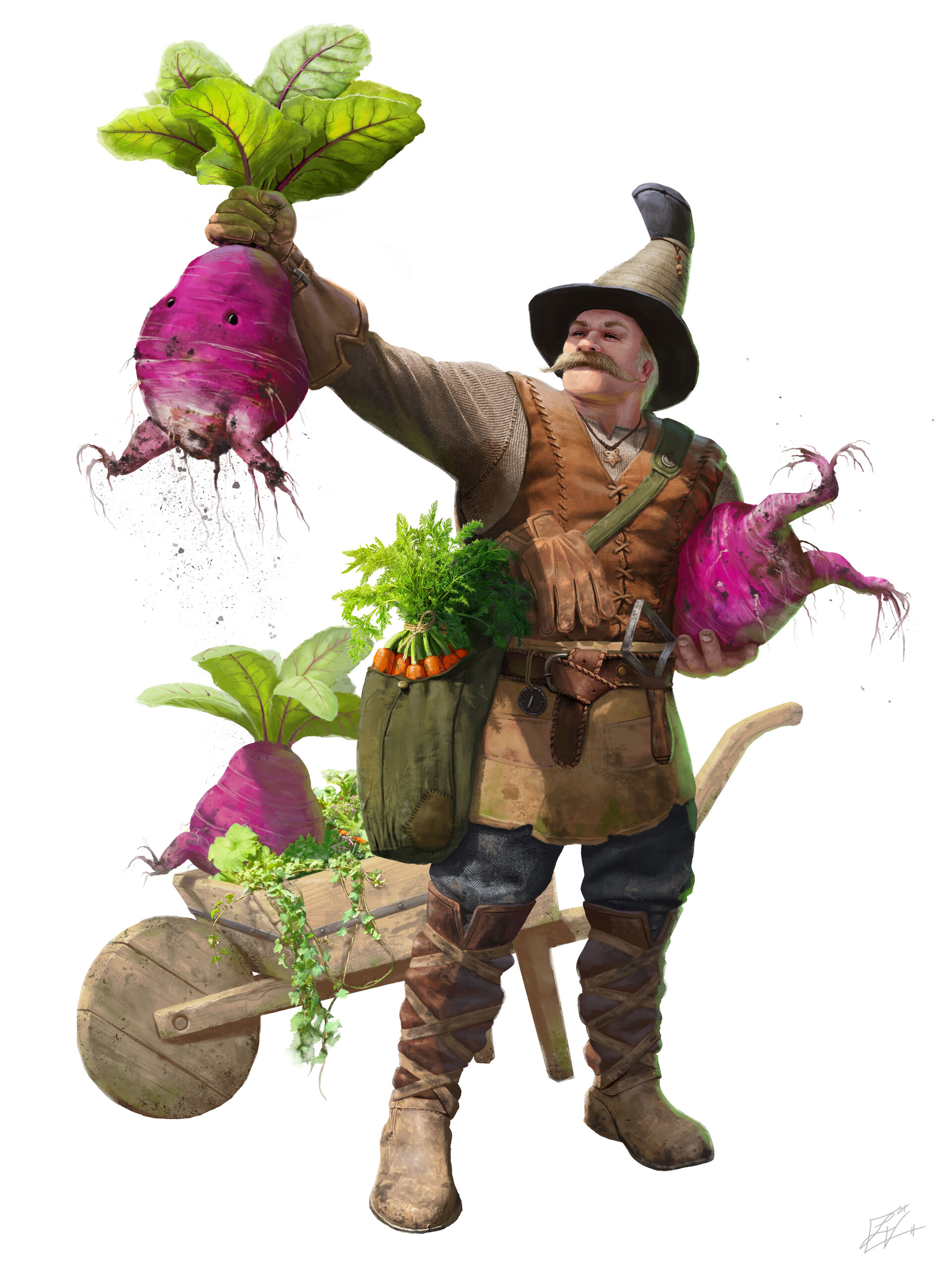 ArtStation - Vegetable Farmer