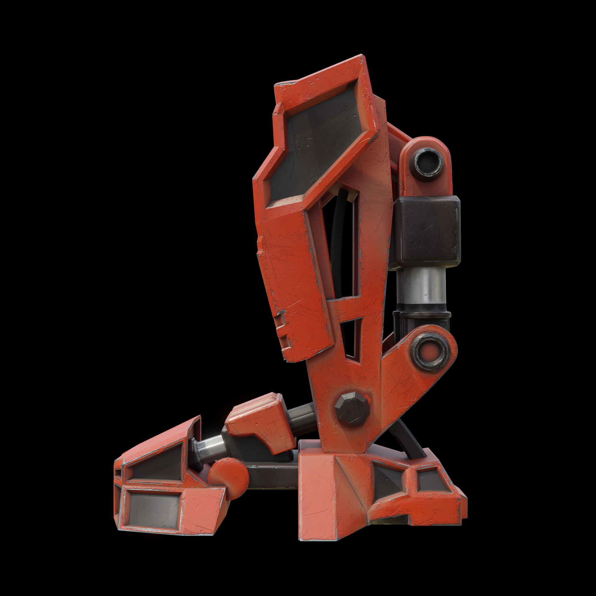 ArtStation - Robotic Leg