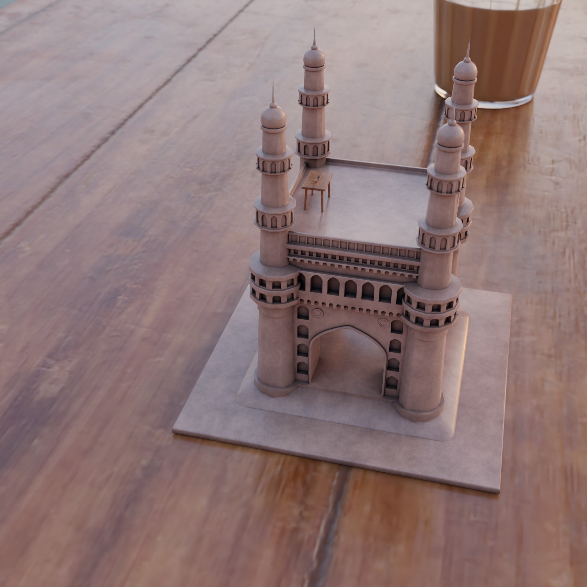 ArtStation - infinite Zoom - Loop animation of Charminar