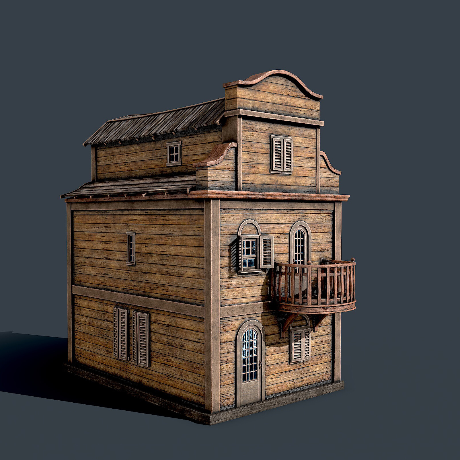 ArtStation - Western set (House 06)