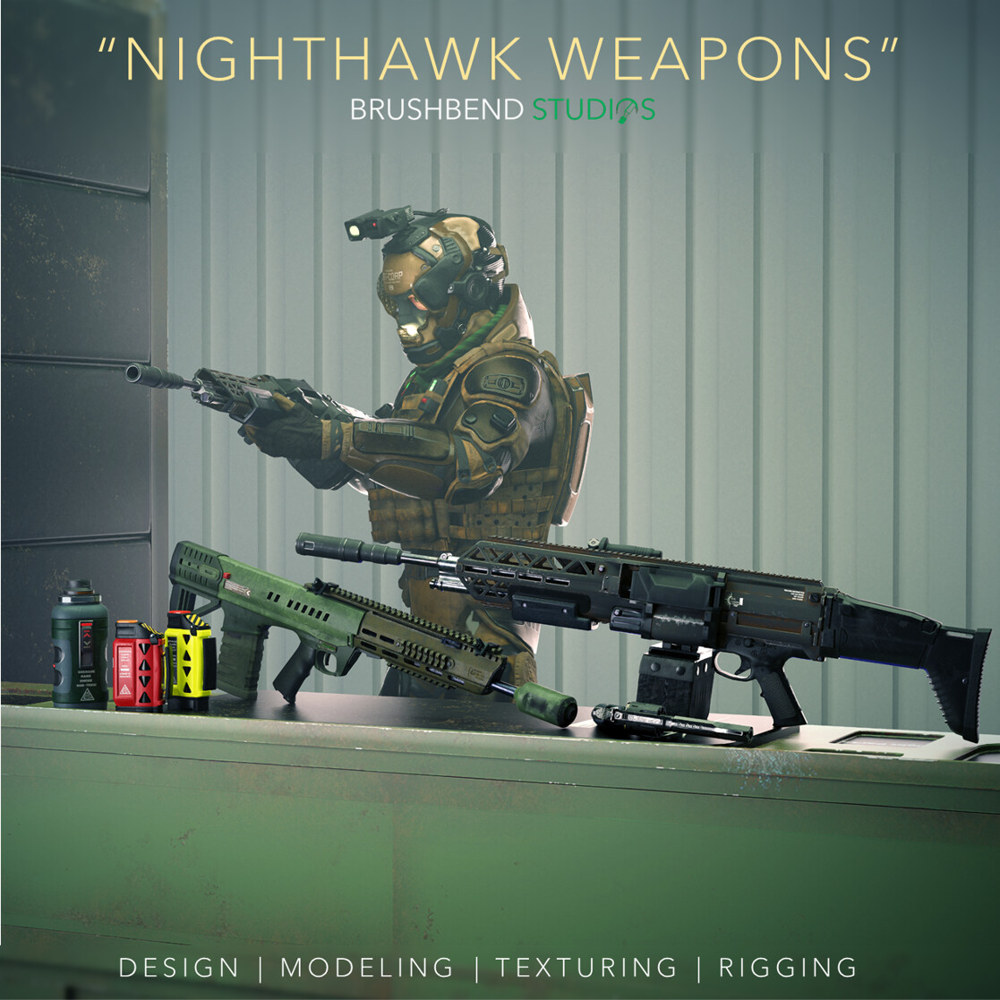 ArtStation - Nighthawk Weapons