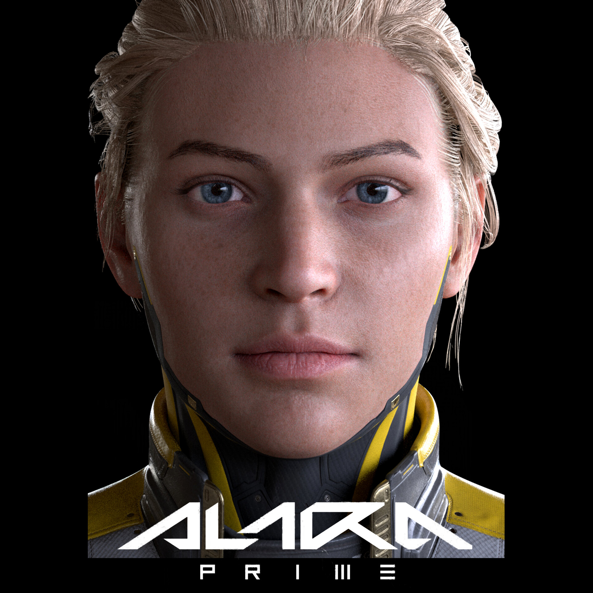 ArtStation - ALARA Prime - in-game character assets VFX upgrade