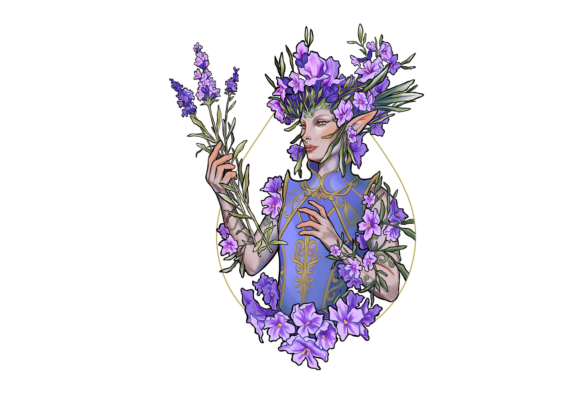 ArtStation - Fragrance-based characters for perfume labels