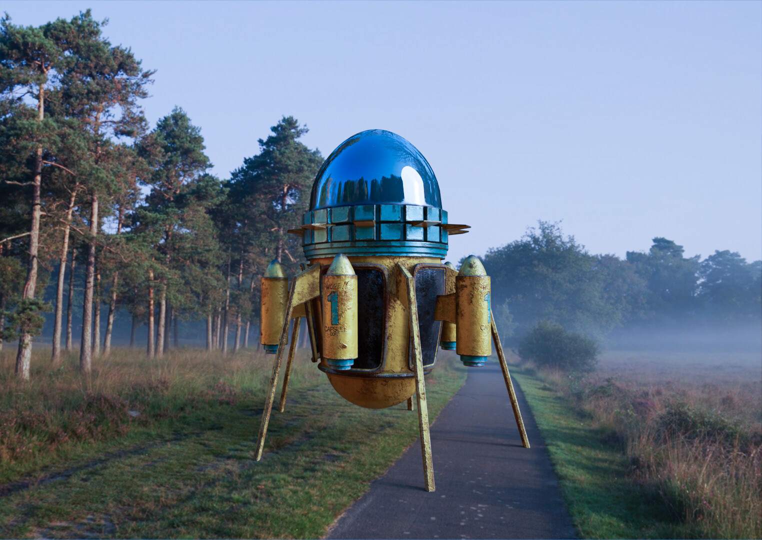 ArtStation - Dragon Ball Z time machine