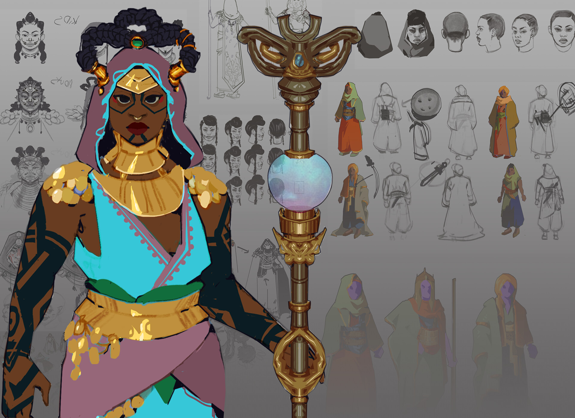 ArtStation - Sabra - The Mage