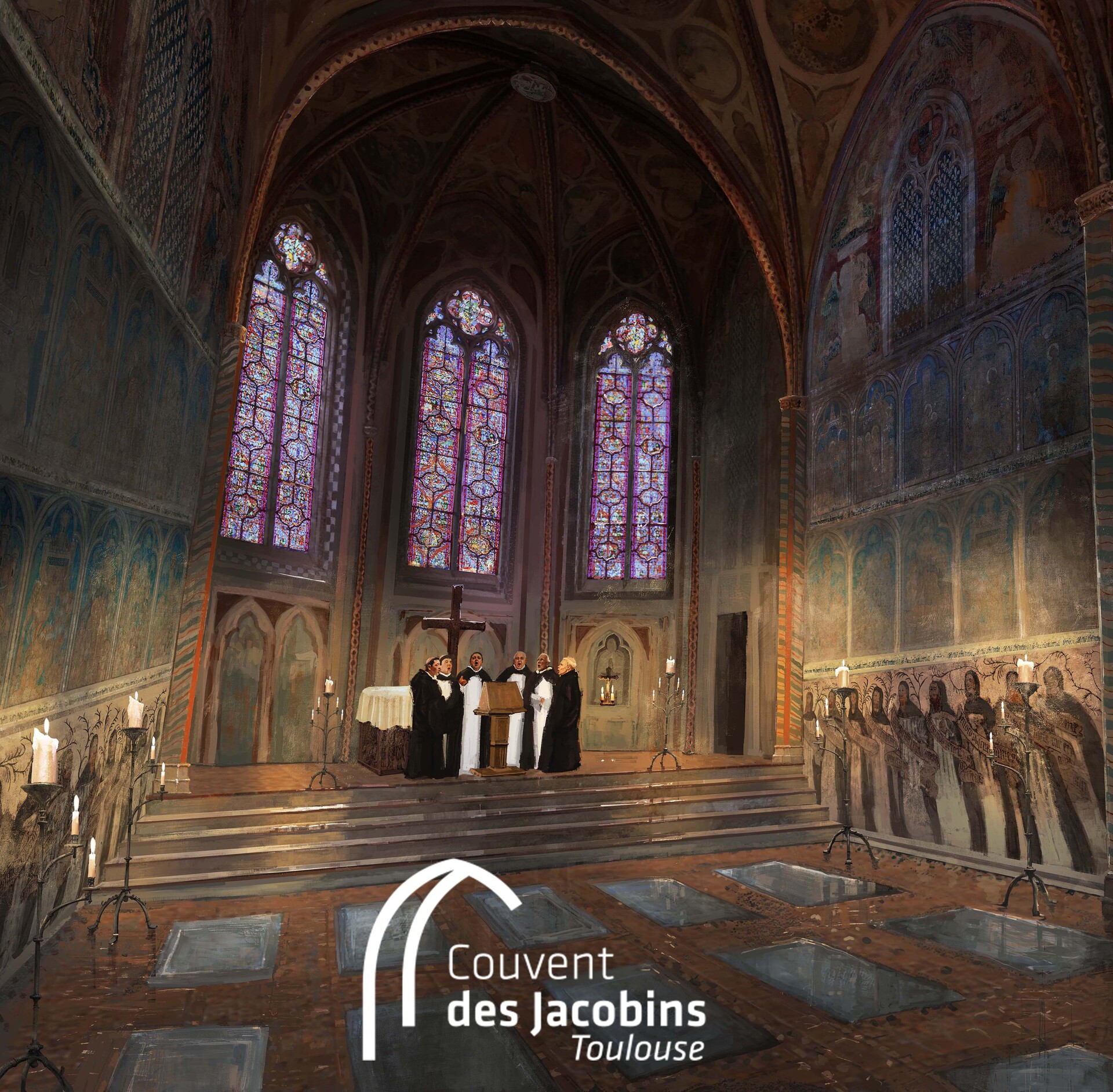 ArtStation - Gothic Chapel in the 14th Century