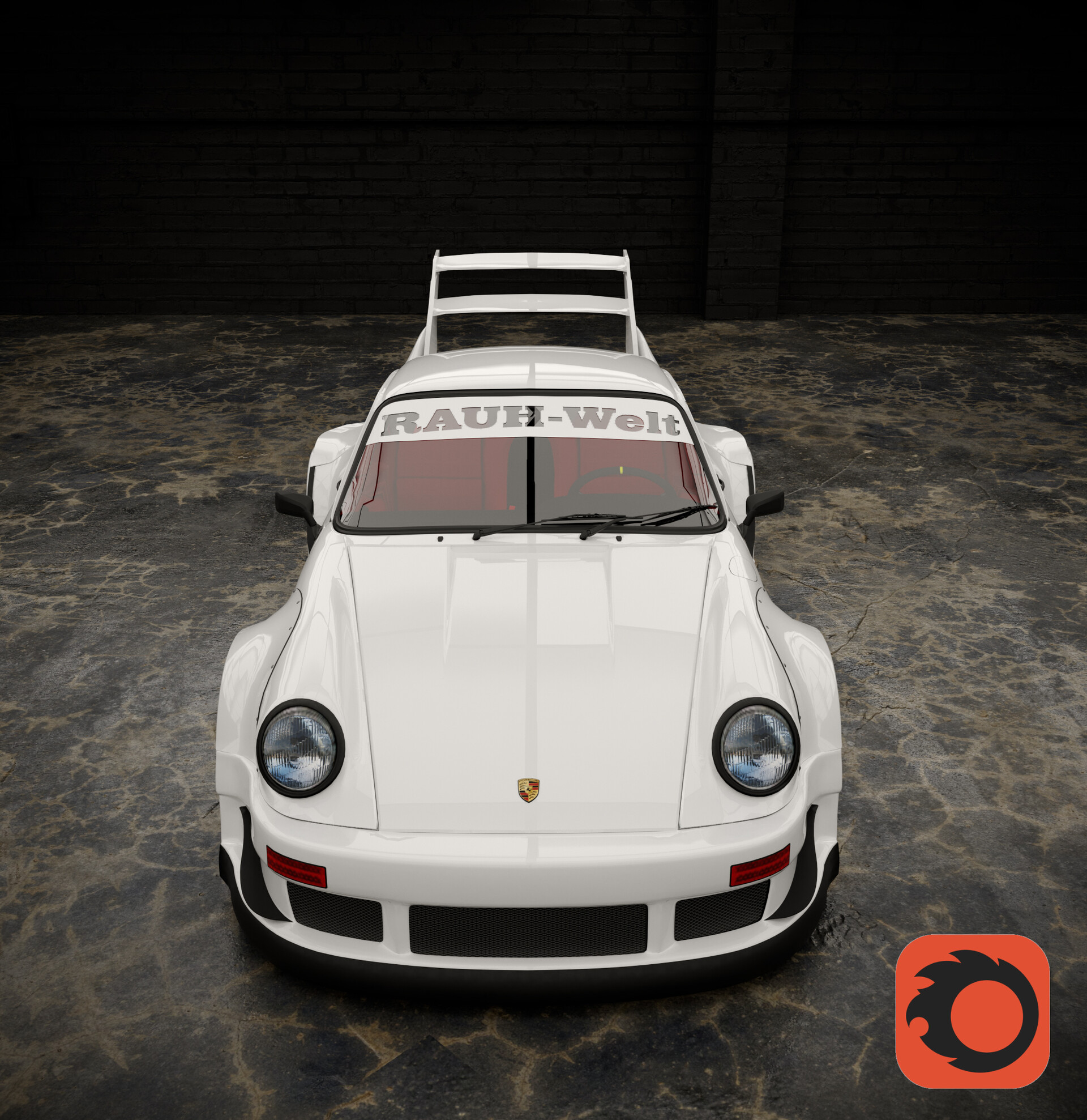 ArtStation - Porsche 964 RWB