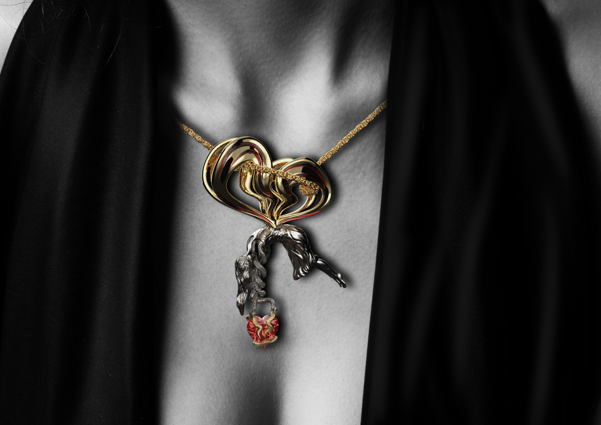 ArtStation - broken heart angle