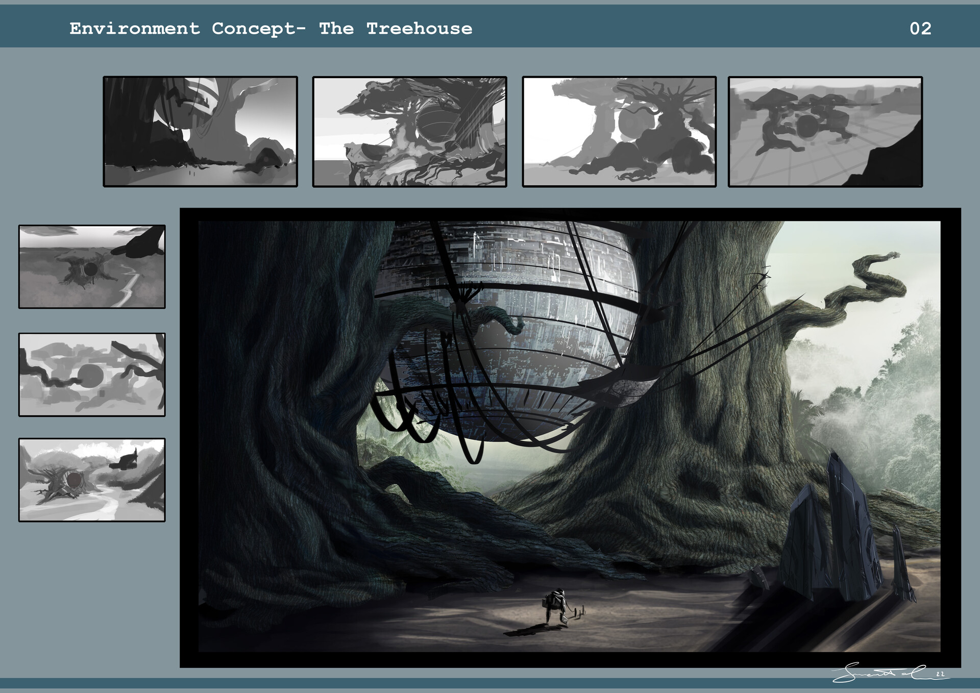 ArtStation - "The Treehouse" concept.