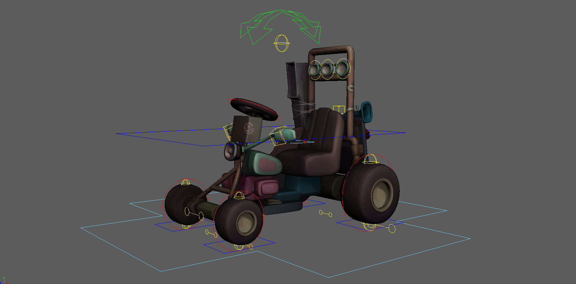 ArtStation - Toon Vehicle Rig