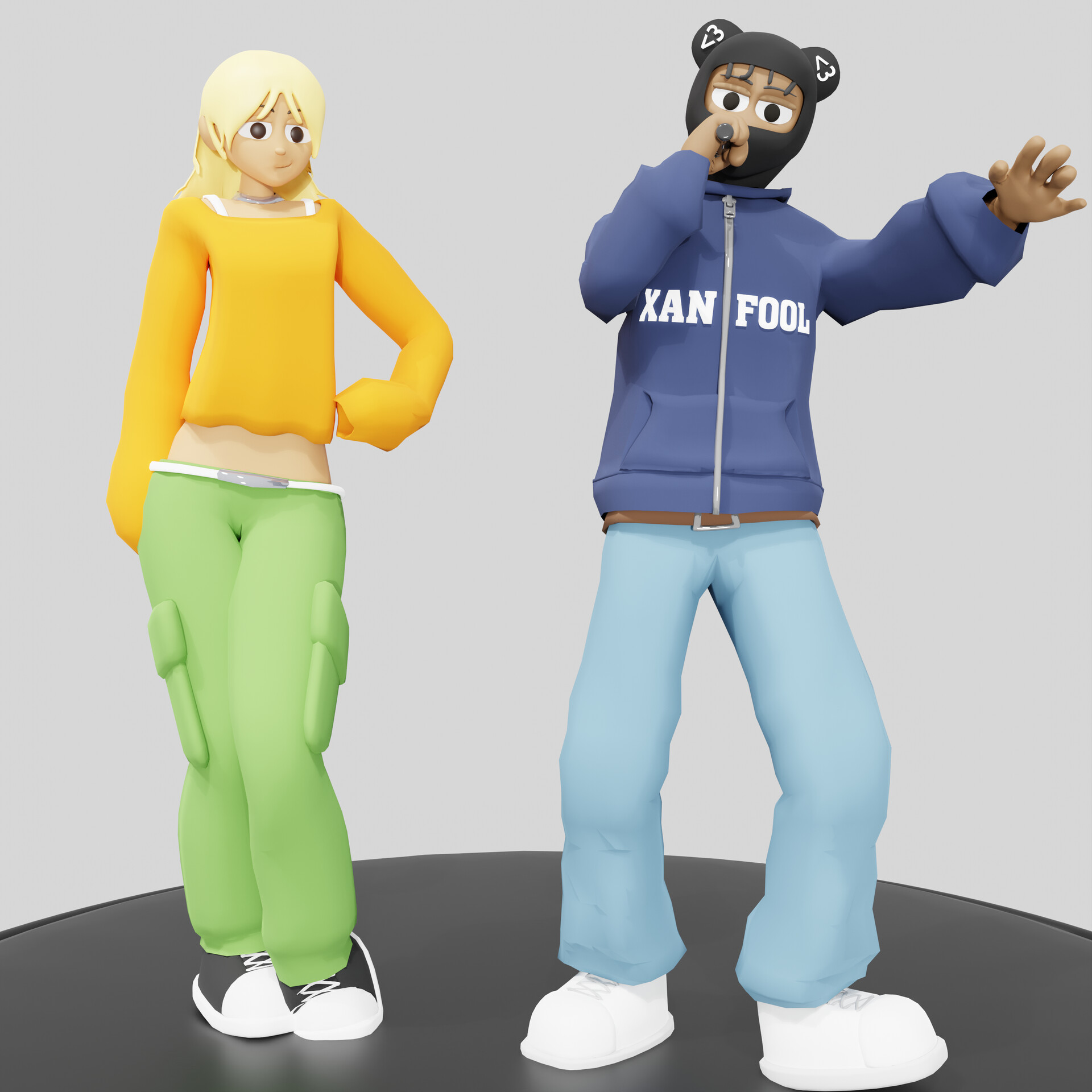 ArtStation - 3D Characters For @Twinuzis Visualizer