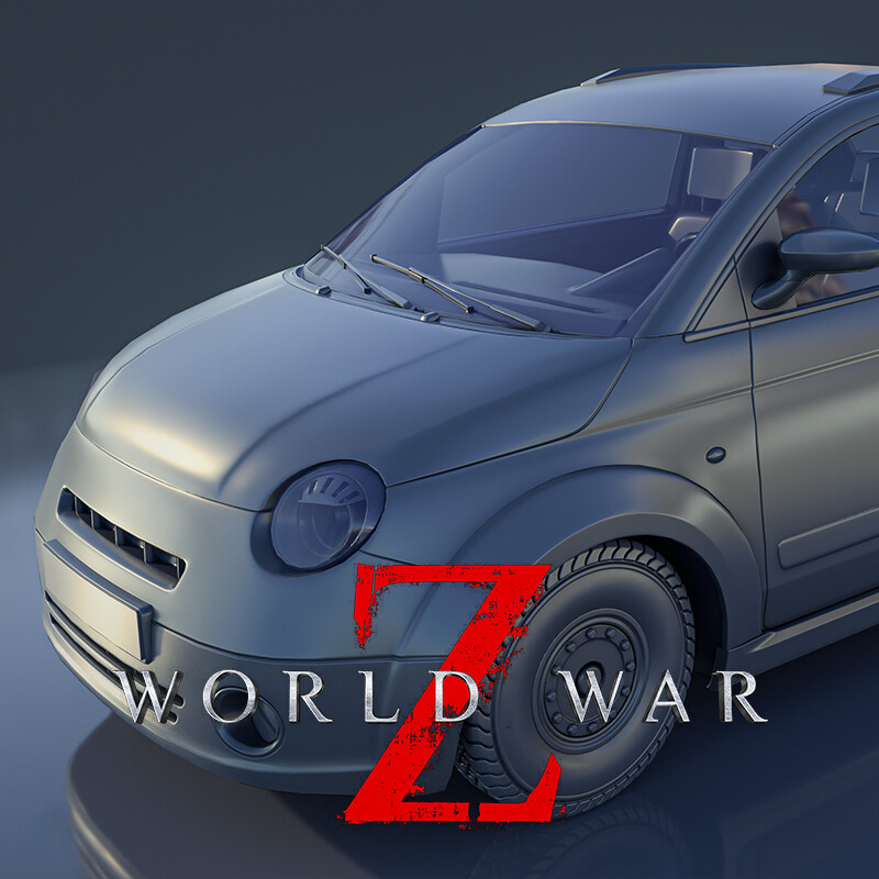 ArtStation - World War Z - Small Car Props