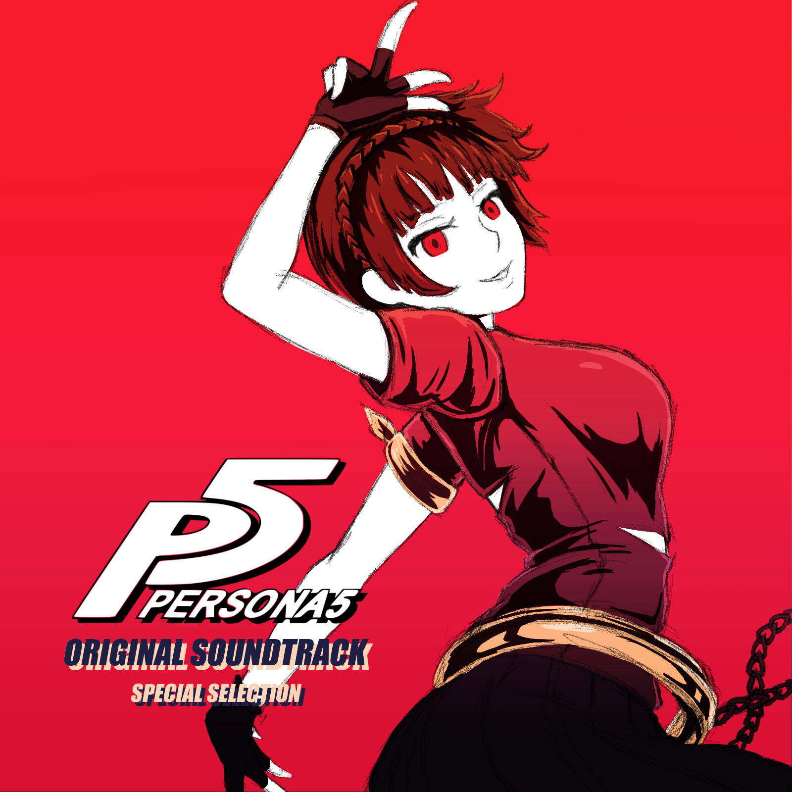 ArtStation - Persona 5 - Fan Cover Art to CD OST (Makoto and Ann)