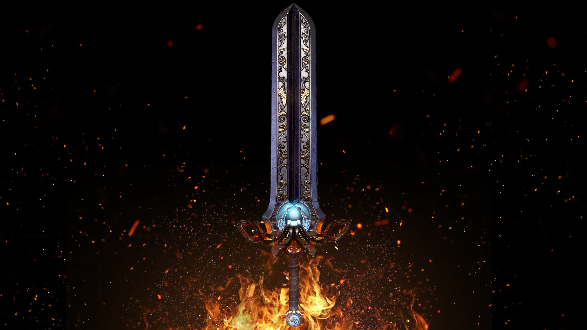 ArtStation - Elemental Sword