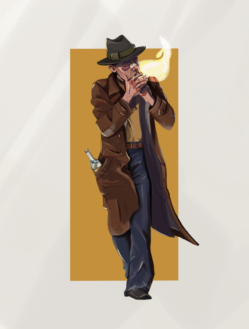 ArtStation - Character Design - Detective