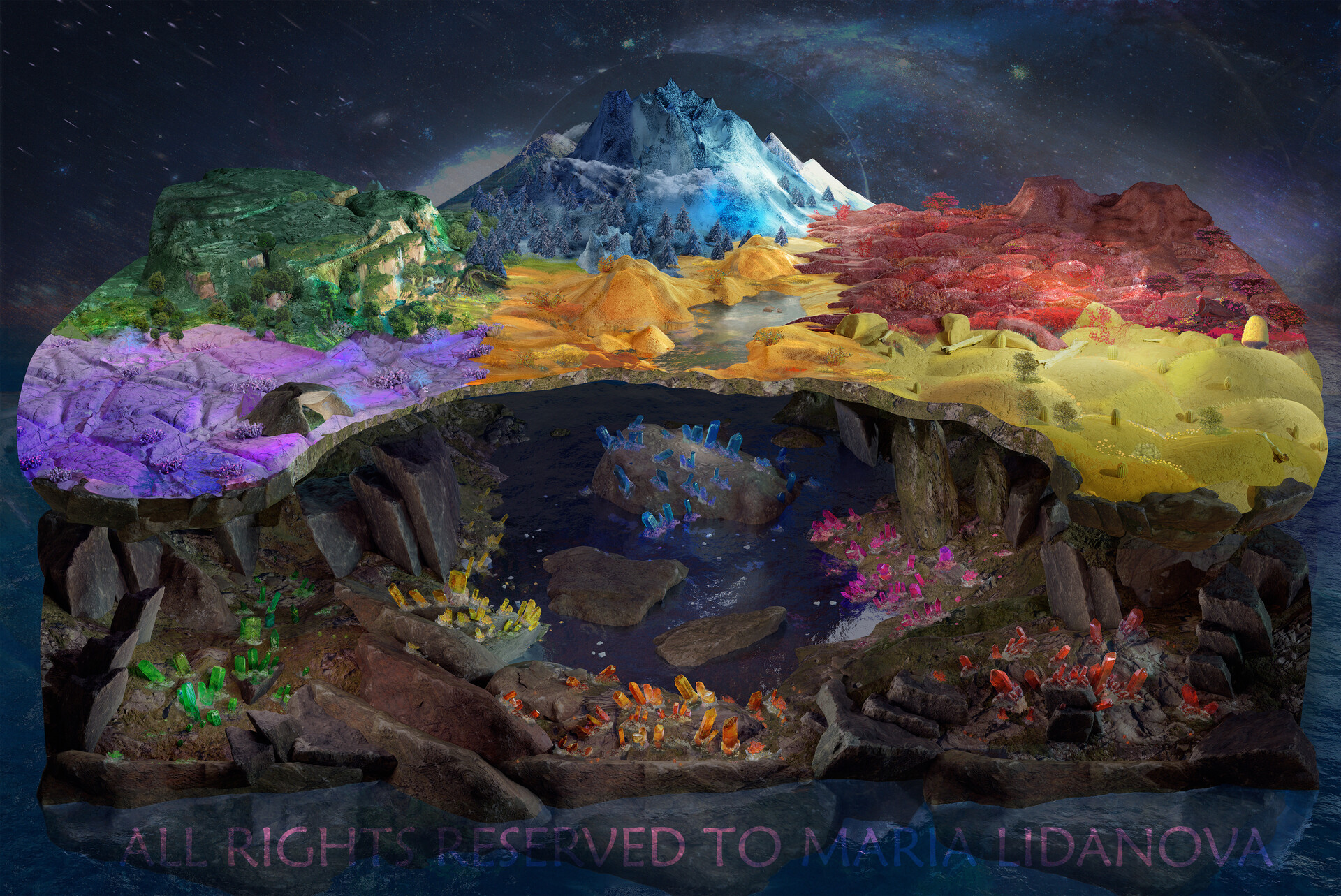 ArtStation - BOARD GAME MAP