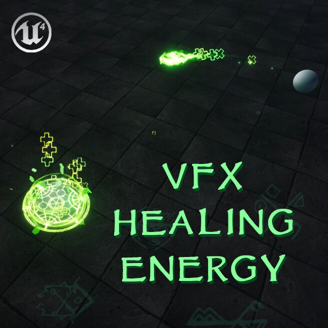 ArtStation - VFX healing energy (Student project)