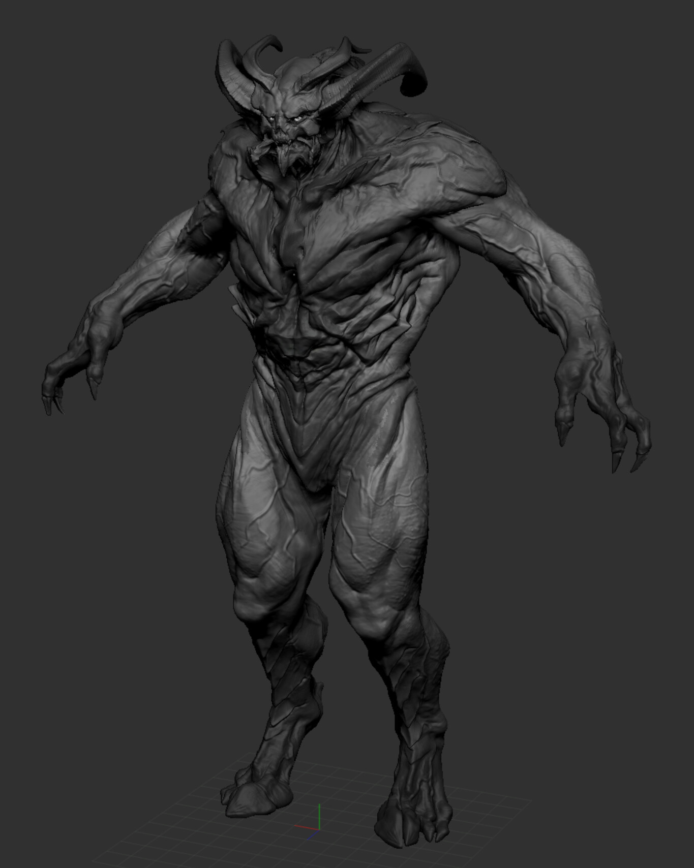 ArtStation - Demon: sculpt
