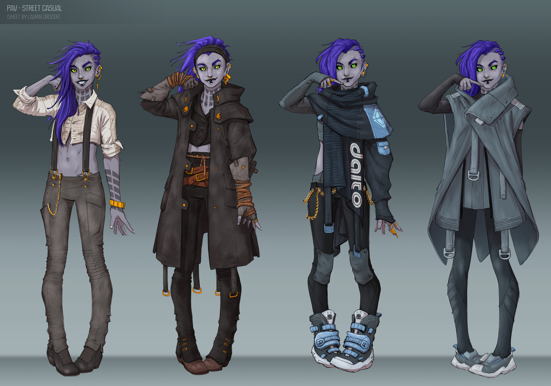 ArtStation - Character Outfit Design