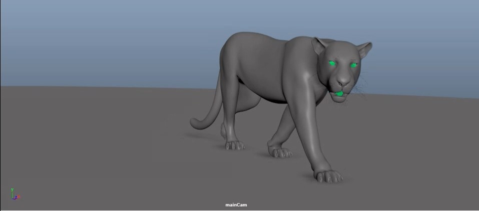 ArtStation - leopard walk