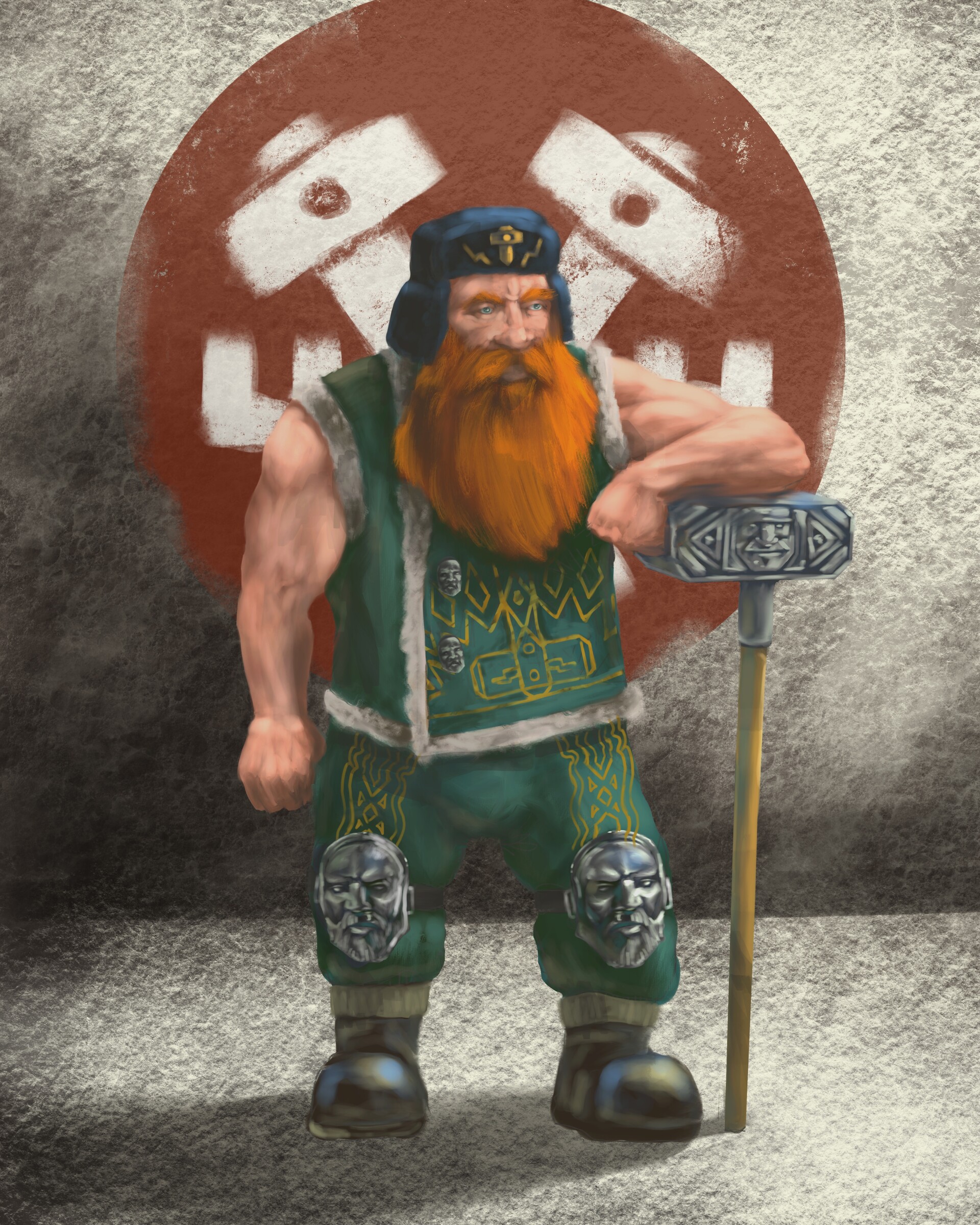 ArtStation - Dwarven Engineer Collective Character Concepts