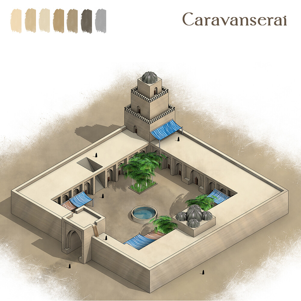 ArtStation - Caravanserai