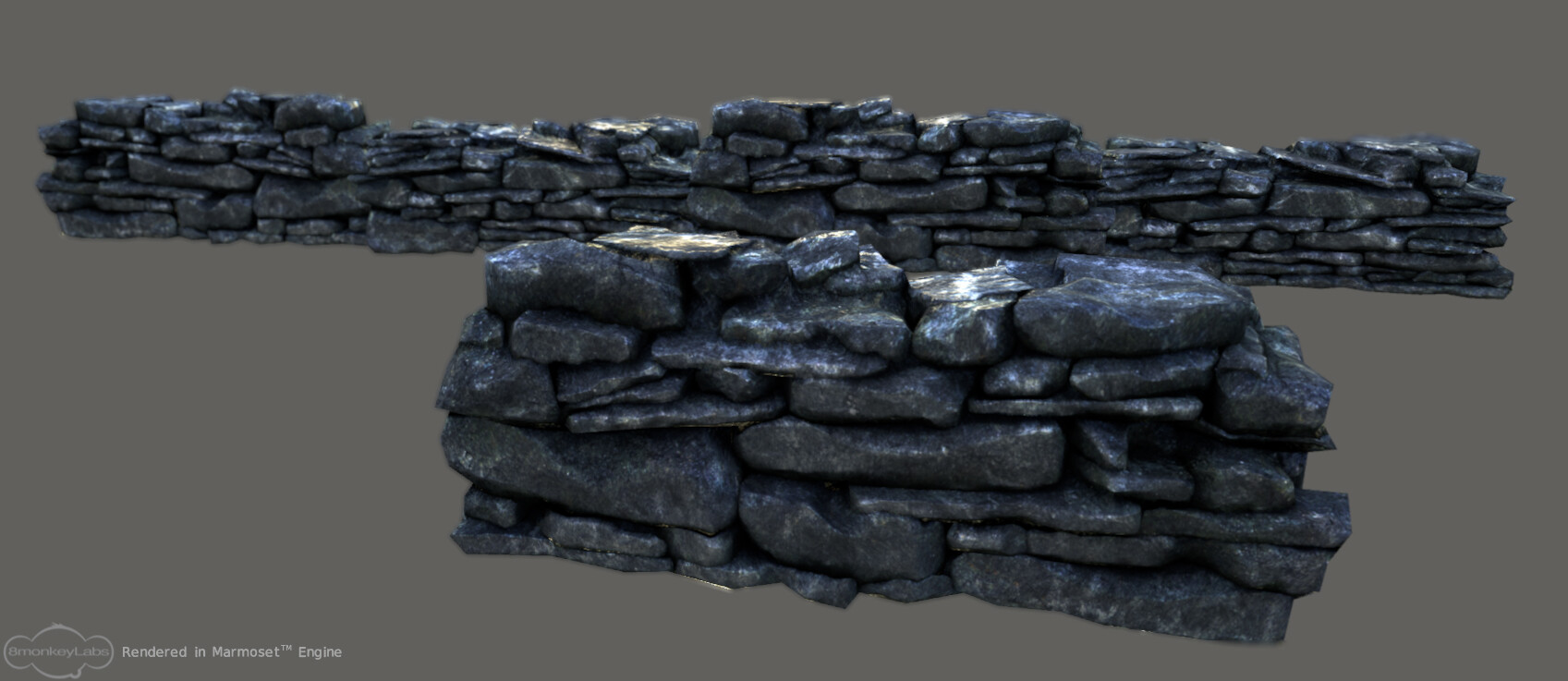 ArtStation - High-Poly to Low-Poly Bake study (2010)