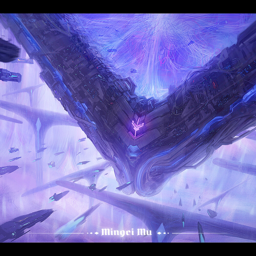 ArtStation - Sub-space dock 亚空间船坞