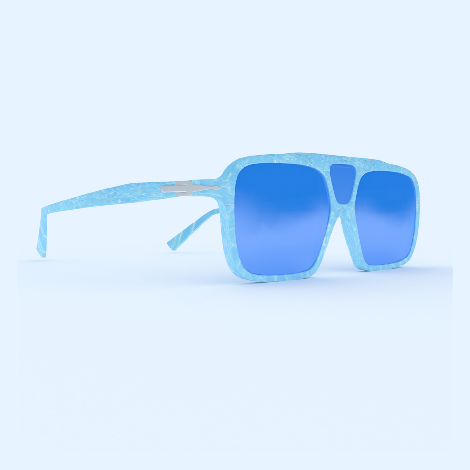 ArtStation - Sun Glass with Blue Frame