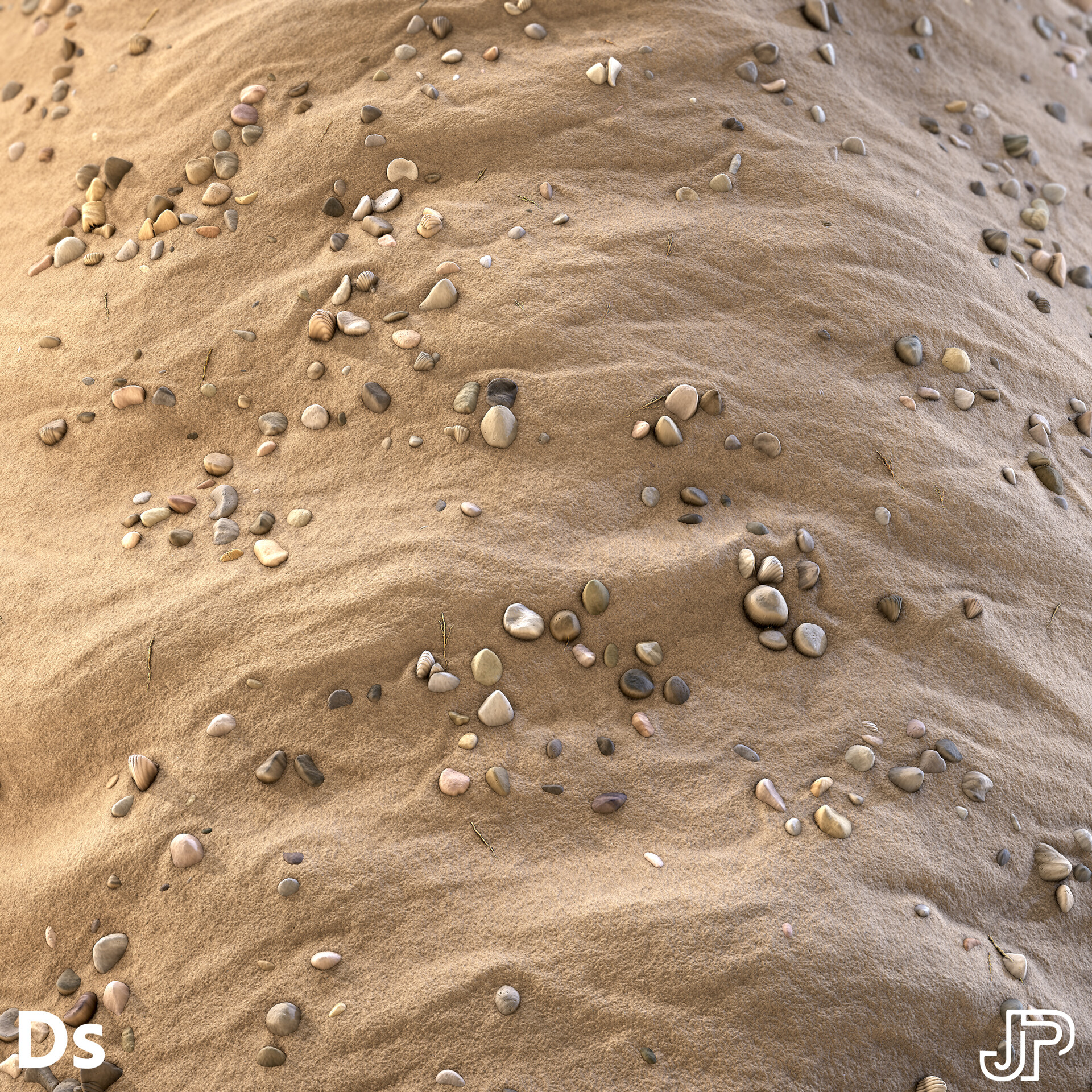 ArtStation - Beach Sand and Pebbles