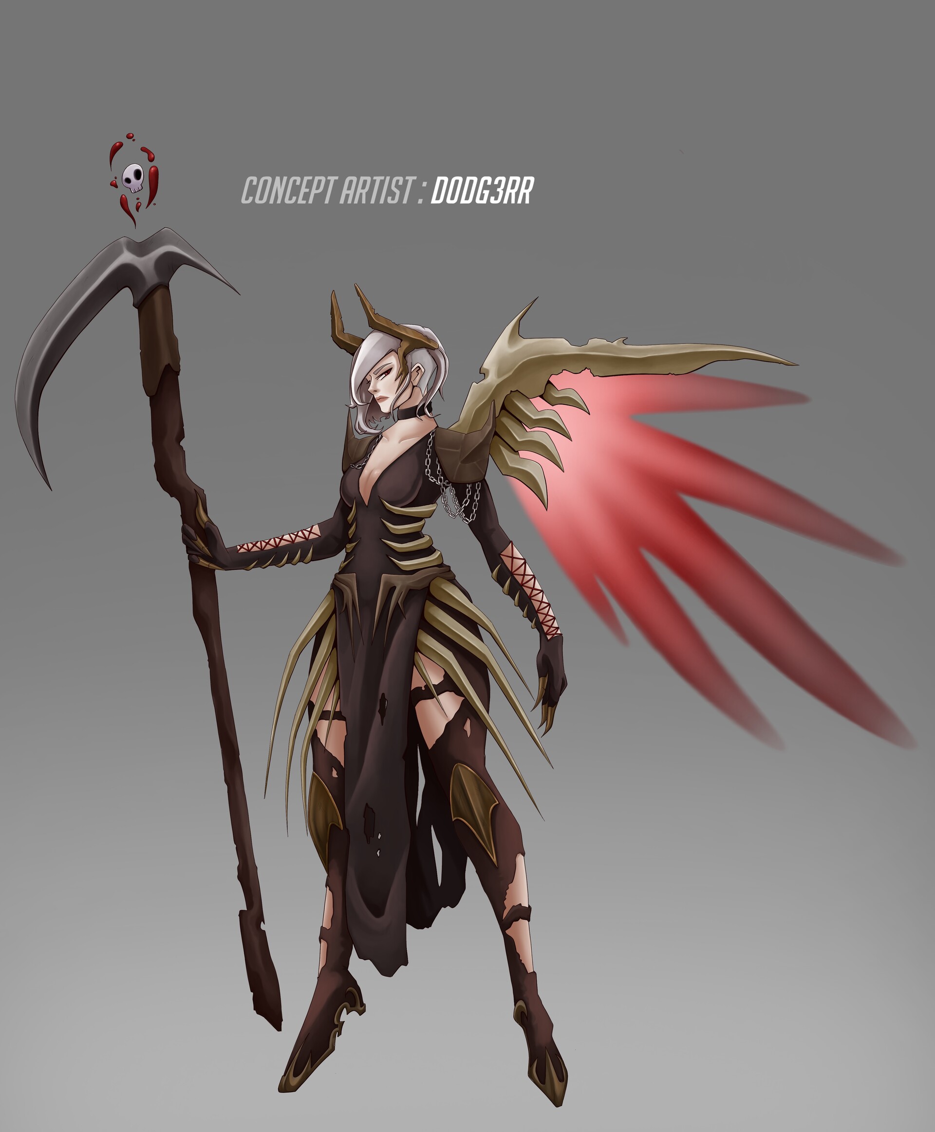 ArtStation - Mercy Skin Concept - Necromancer