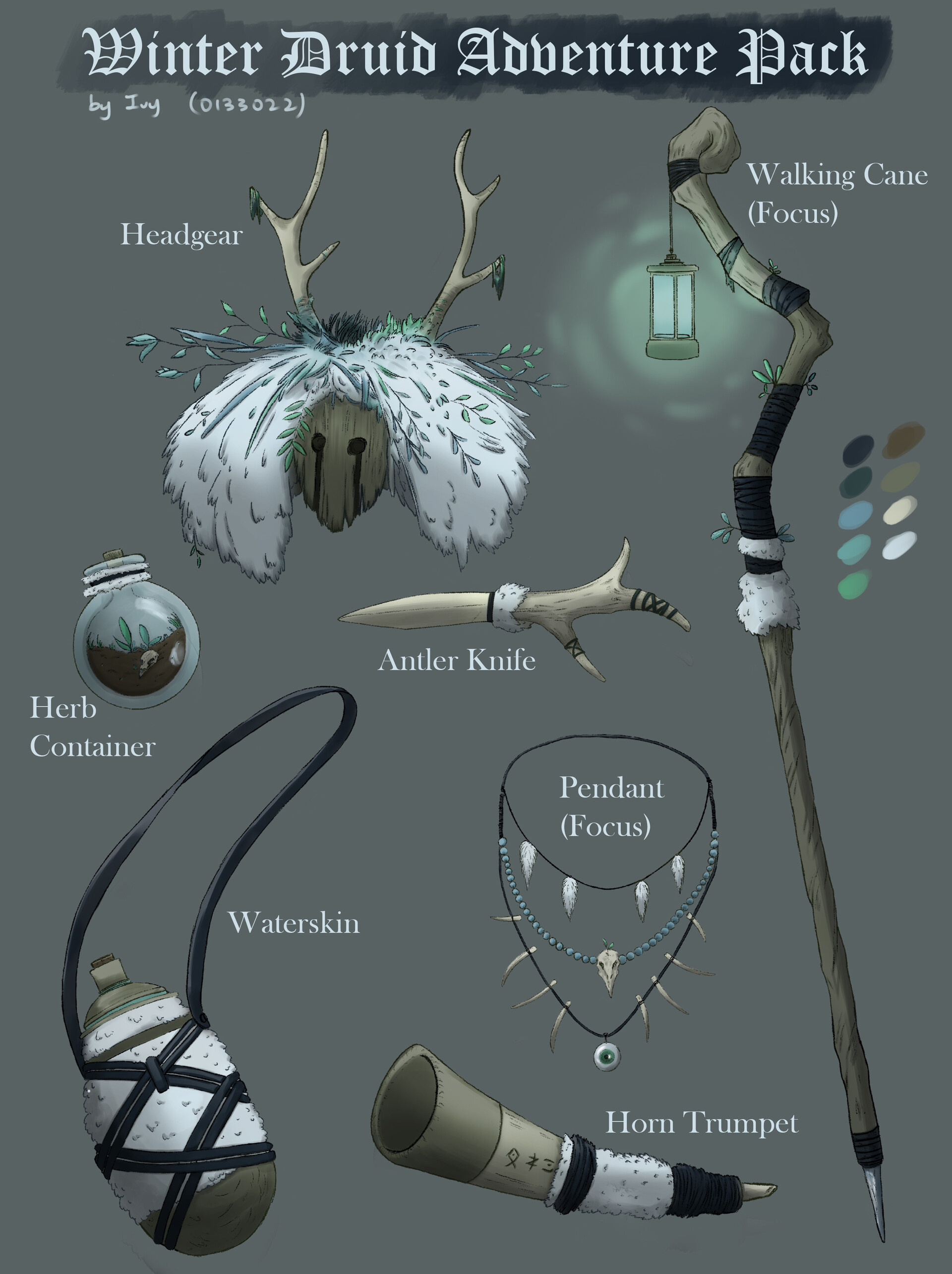 ArtStation - Winter Druid Adventure Pack