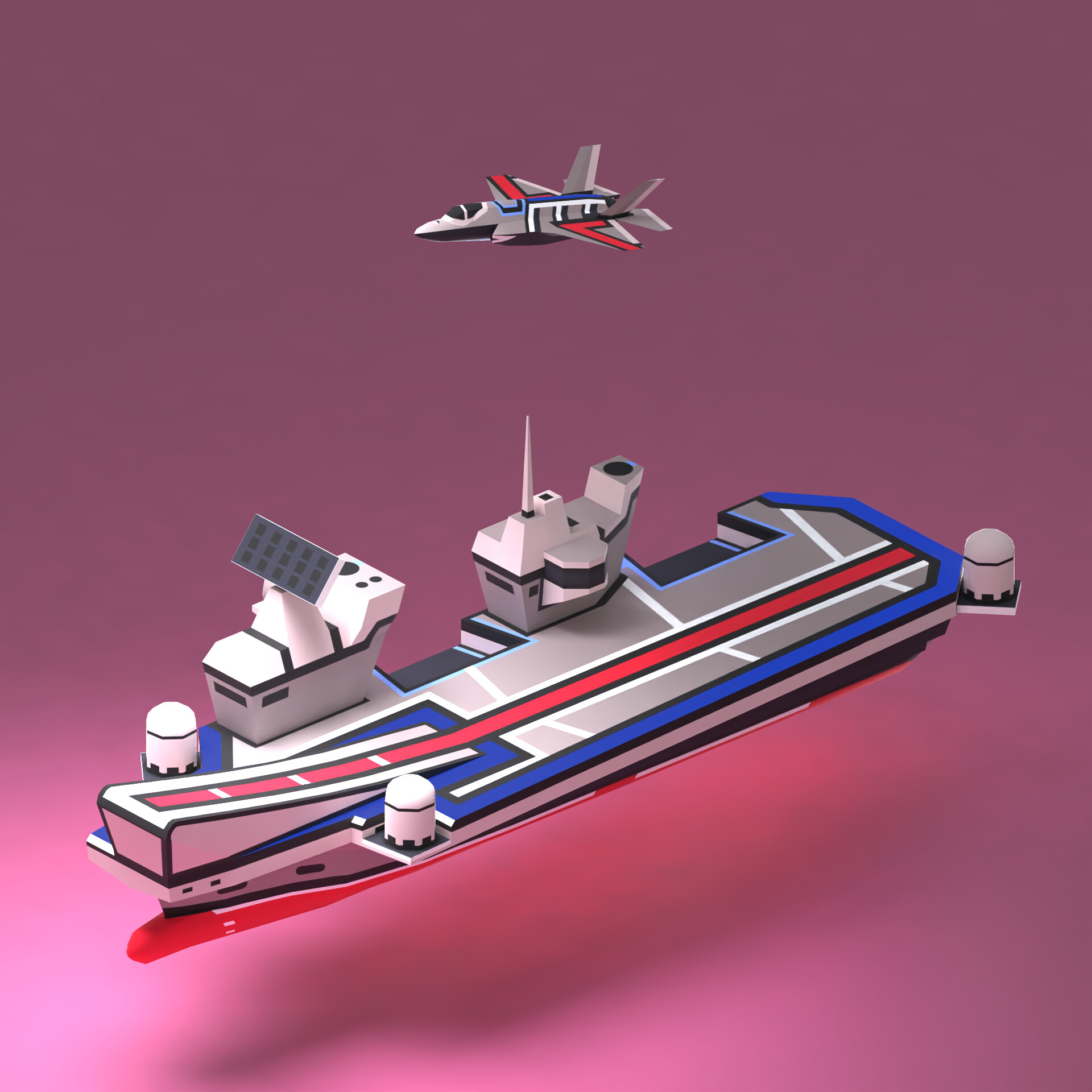 ArtStation - First Strike: HMA Aircraft Carrier Superweapon