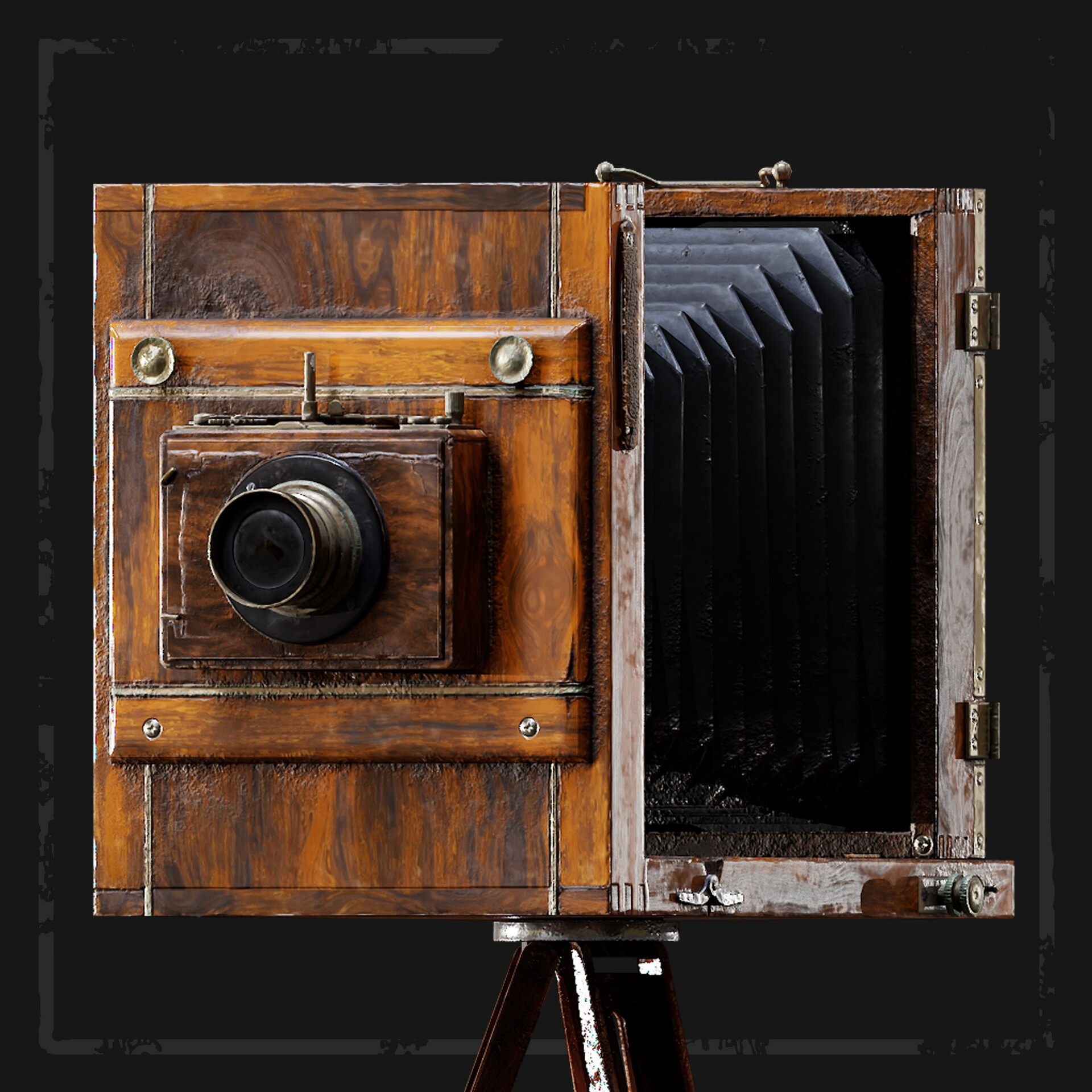 ArtStation - 19th century wet plate camera