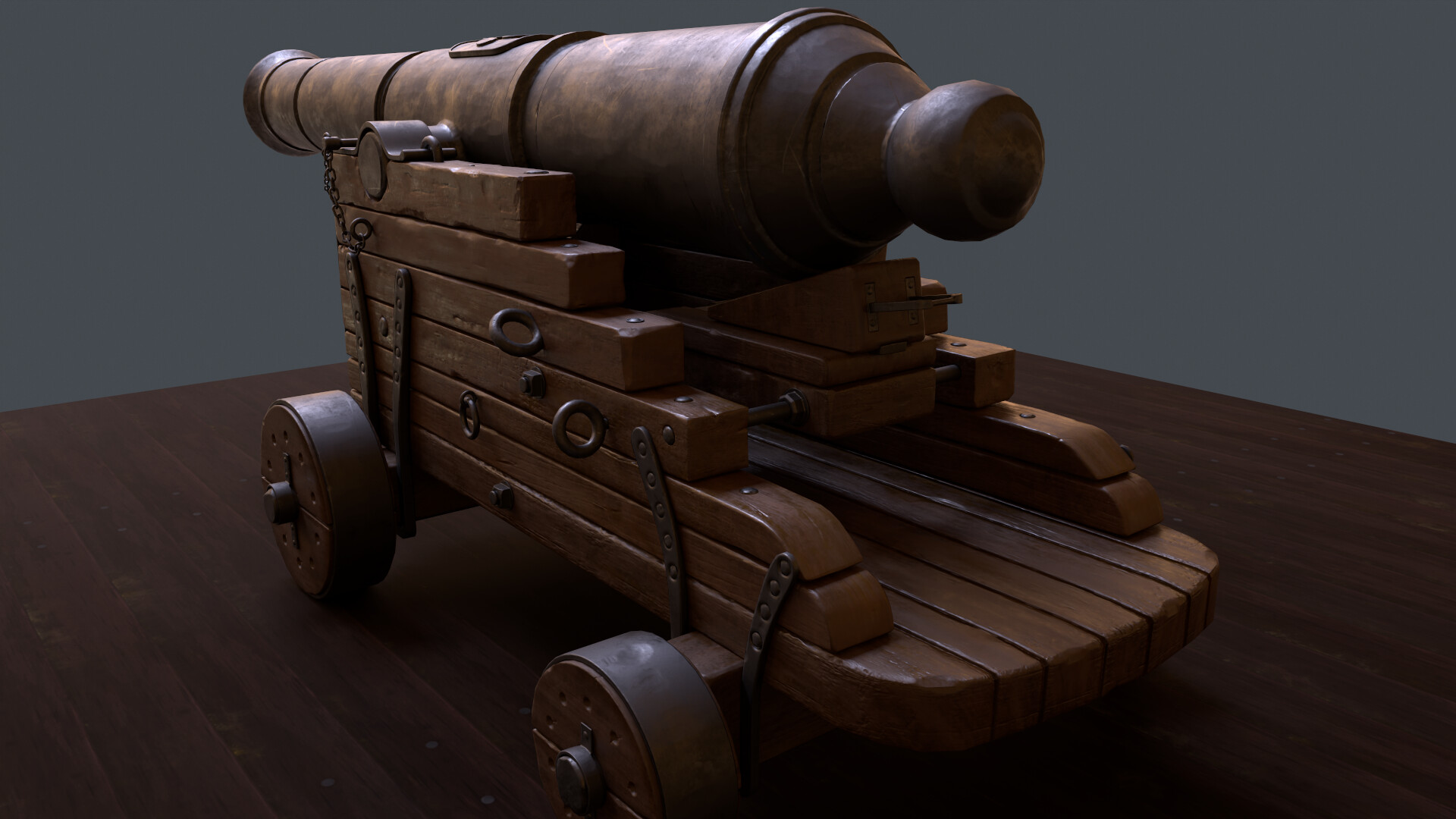 ArtStation - Pirate ship Cannon