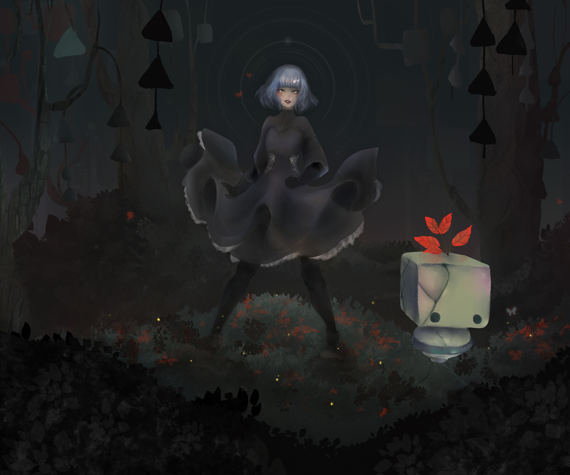 ArtStation - Gris Fanart scene