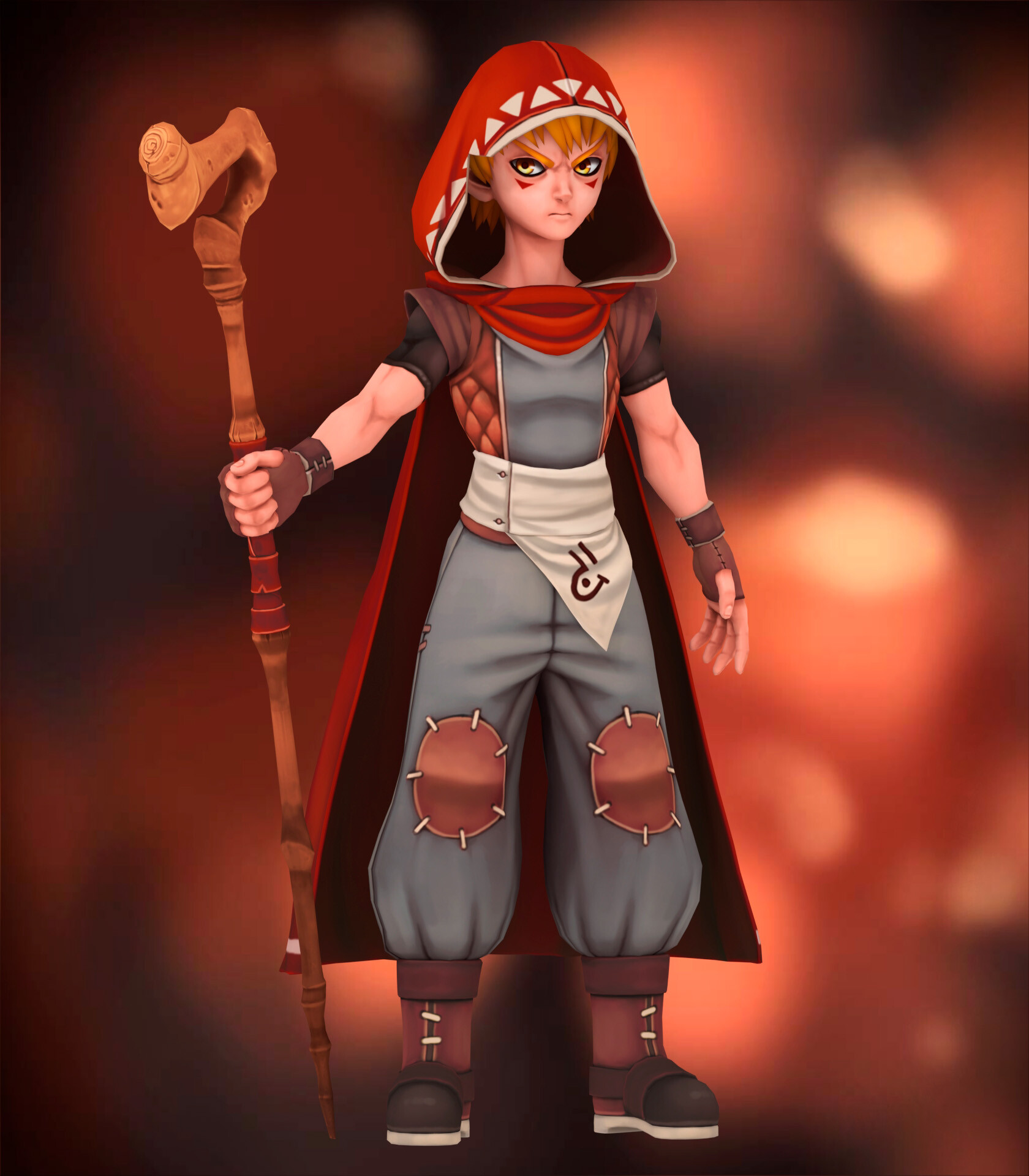 ArtStation - Fire Mage Handpainted