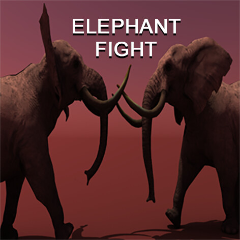 ArtStation - Elephant Fight