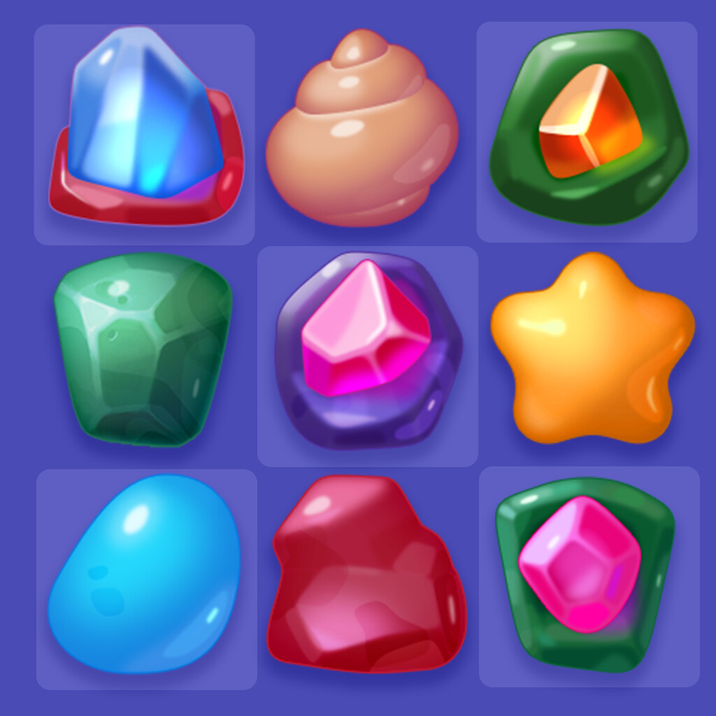 ArtStation - Props for Match3