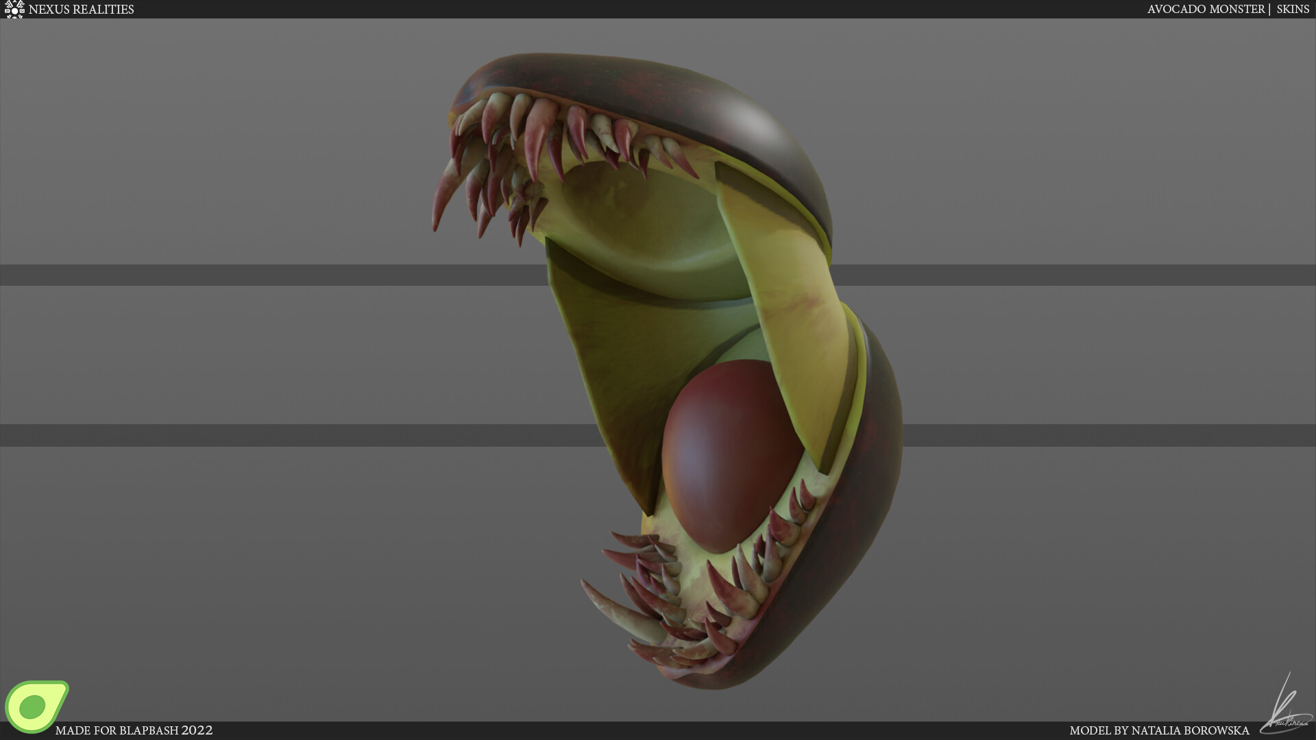 ArtStation - Avocado Monster aka Blapchan