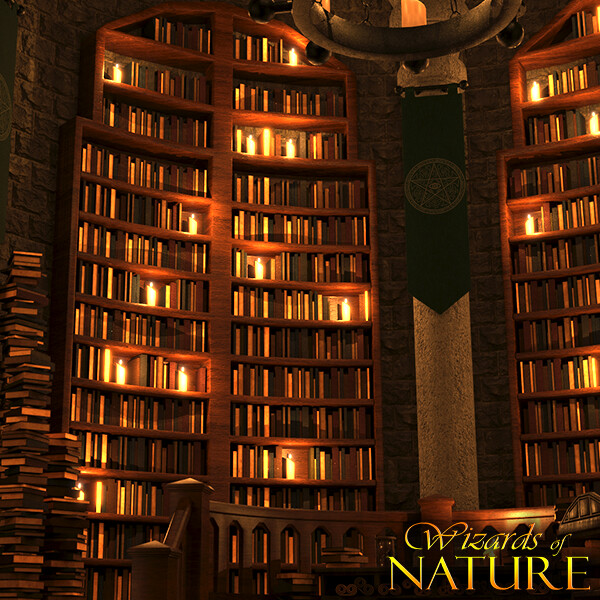 ArtStation - Wizards Of Nature (Environment - Library)