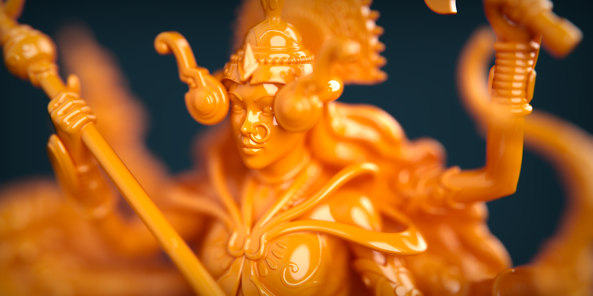 ArtStation - Maa Jagdambe Statue