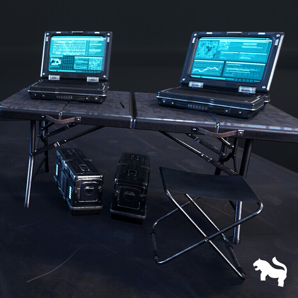 ArtStation - The Rally Point - Military Props by Guillaume Hecht