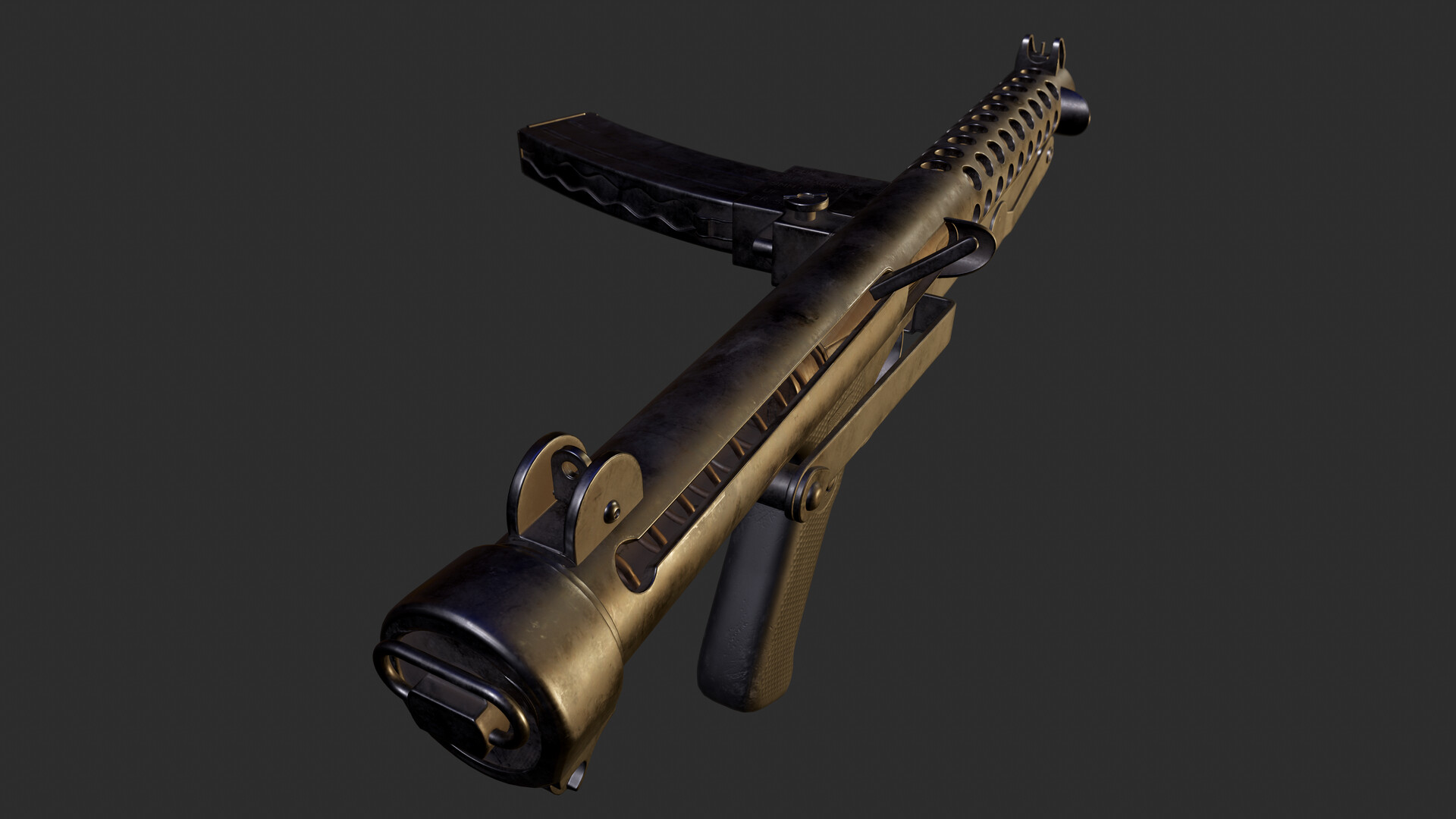 ArtStation - Sterling Submachine Gun