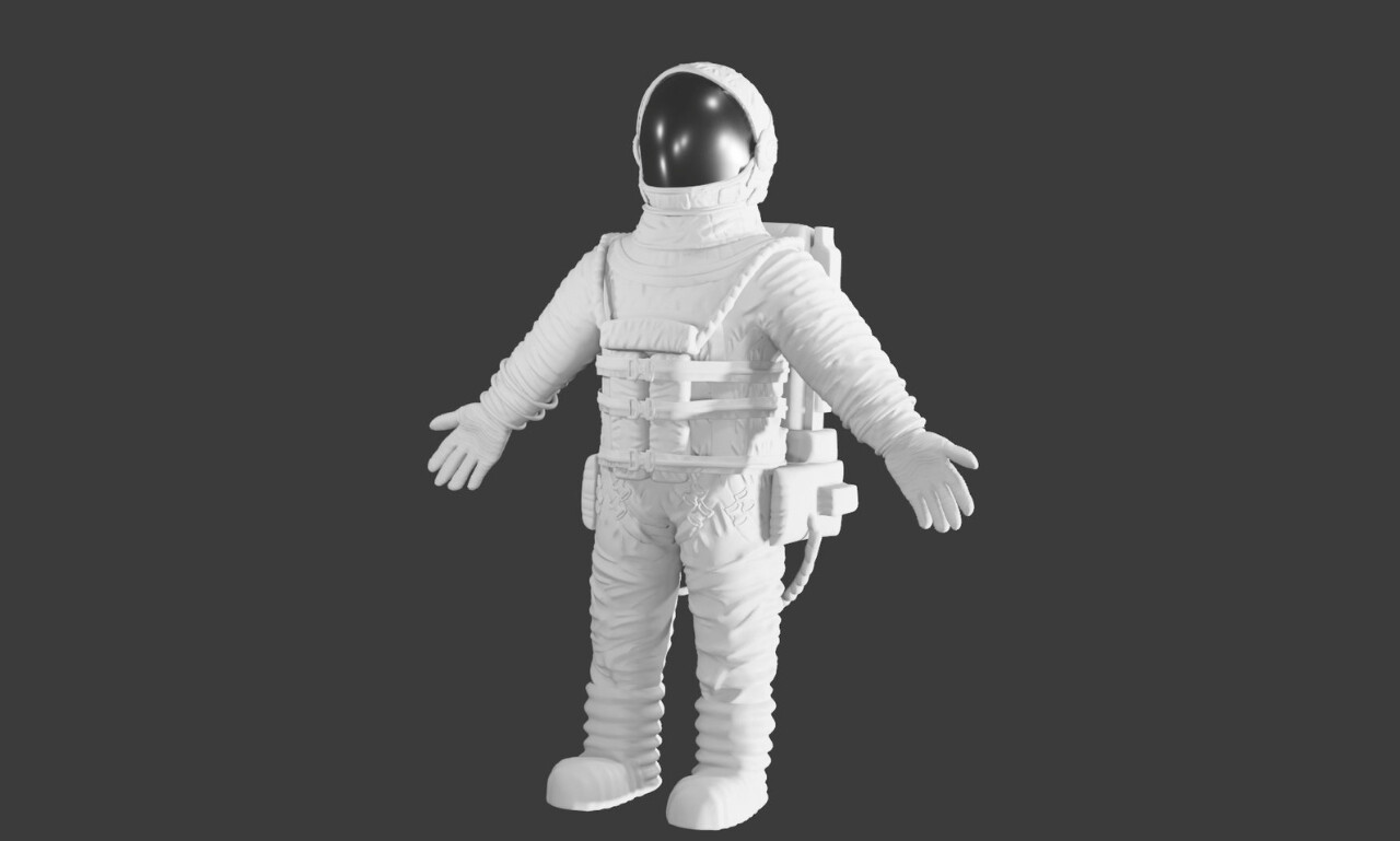 ArtStation - Astronaut 3D model