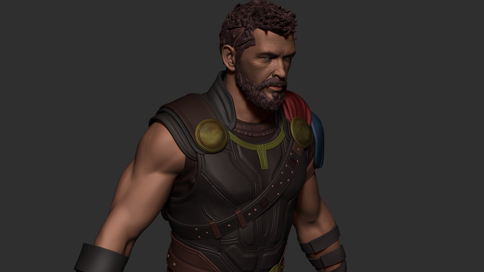 ArtStation - Thor - Ragnarok WIP